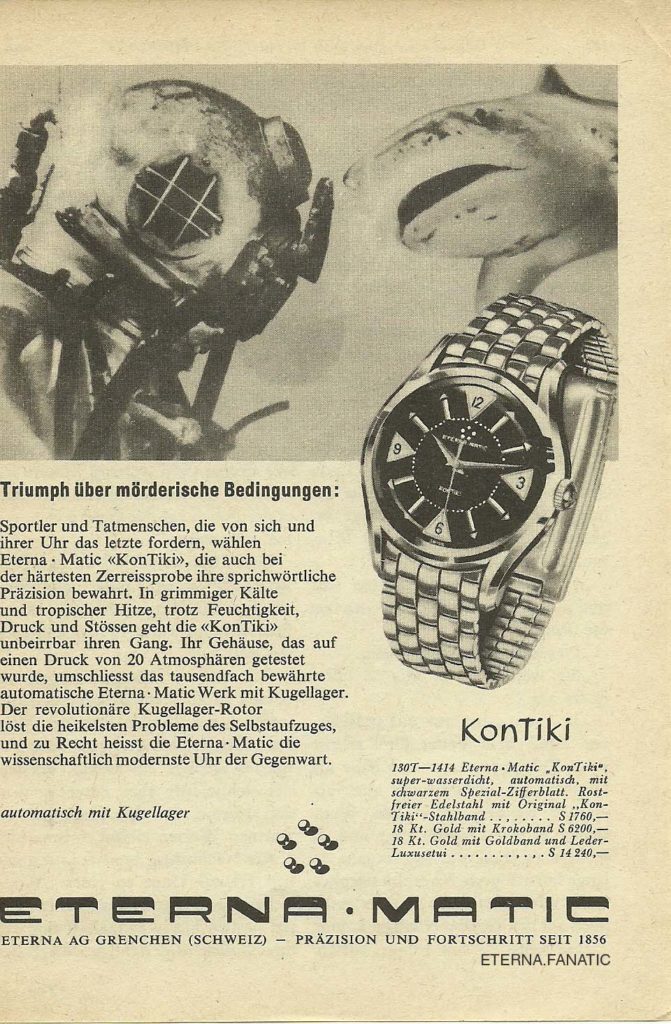 Eterna advertisement 1967 - Eterna-Fanatic.com
