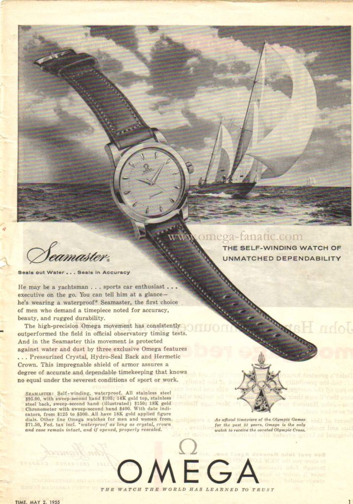 Omega Seamaster advertisement - Eterna-Fanatic.com