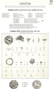 Omega caliber 600-613 - Eterna-Fanatic.com