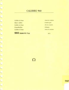 Omega caliber 960 - Eterna-Fanatic.com